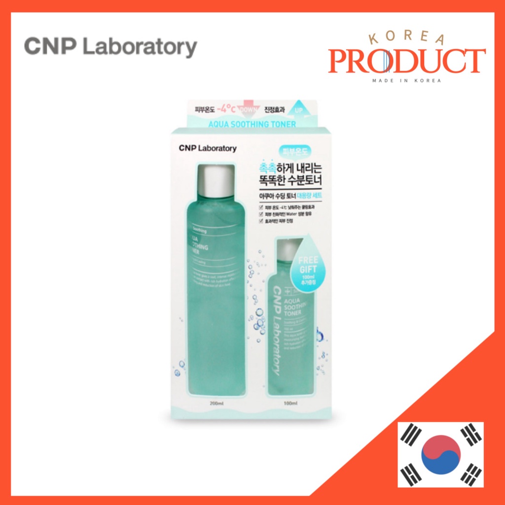 CNP LABORATORY Aqua Soothing Clearing Toner 200ml + 100ml Special ...