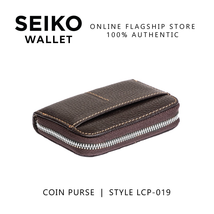 Seiko Wallet Genuine Leather Coin Purse LCP-019 | Shopee Philippines