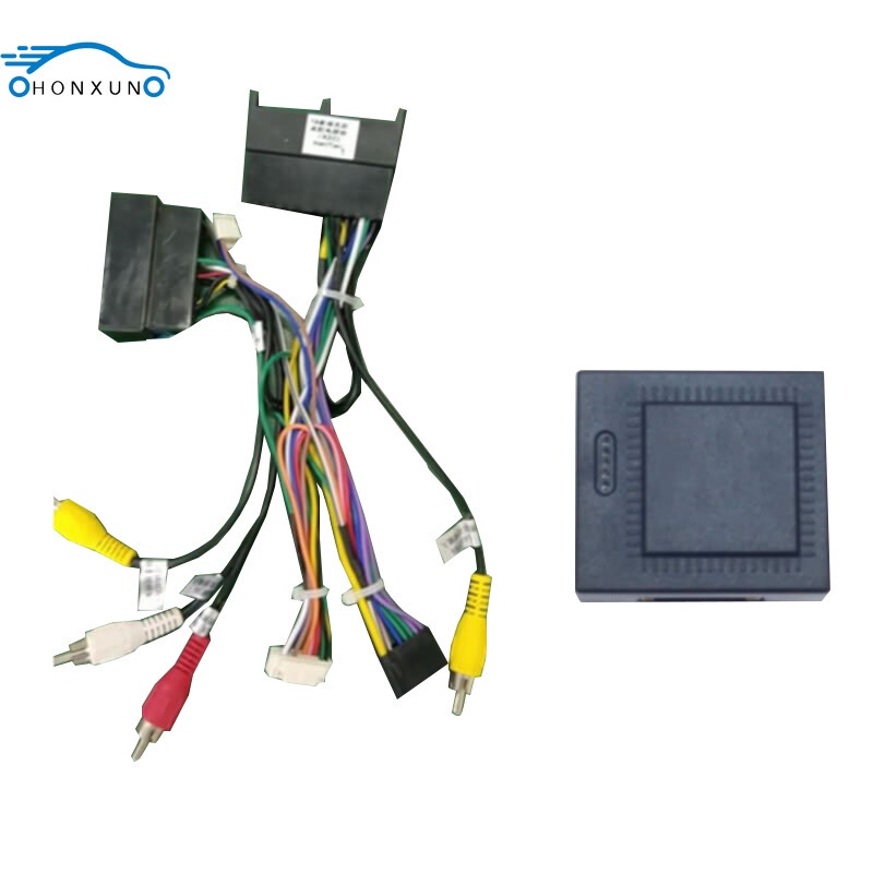 Honxun car stereo harness canbus Head unit power cable Pulg 16pin for ...