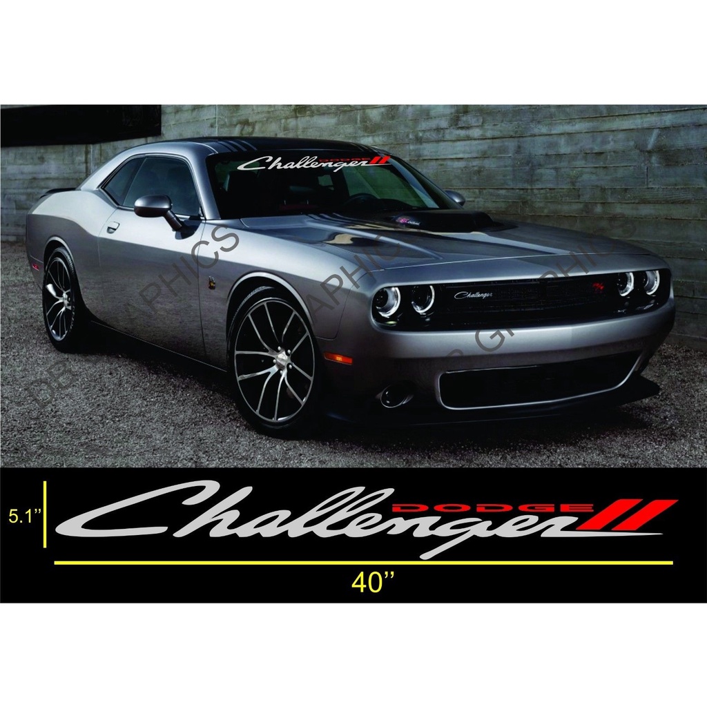 Dodge Challenger Windshield Decal Sticker vinyl | Shopee Philippines