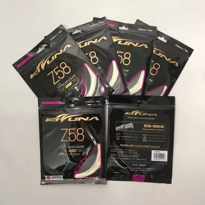 Badminton Strings - KIZUNA Z58 JP The Thinest String In The World 100% ...