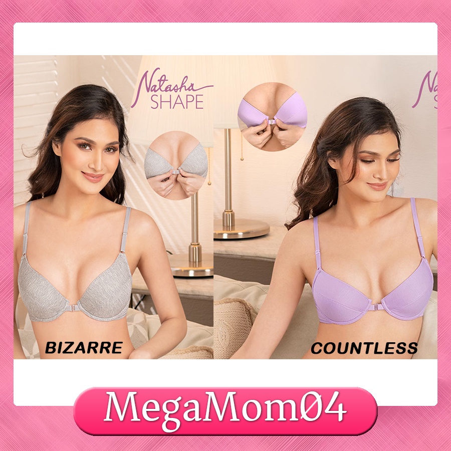 Women's Underwire soft cup bra Countless Bizarre Insist Natasha Front Closure 32A 34A 36B 34B ...