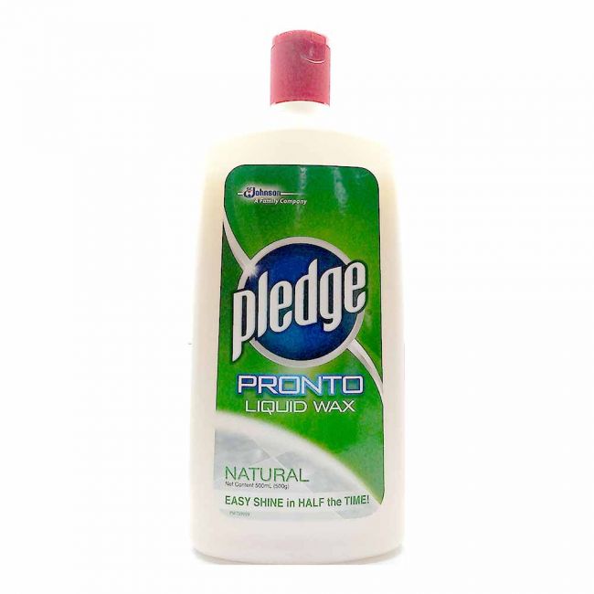 Pledge Pronto Liquid Wax Natural 500ml | Shopee Philippines