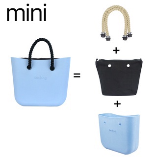 New Ambag Obag O Bag Style Mini EVA With Black Zip-Up Canvas Inner ...