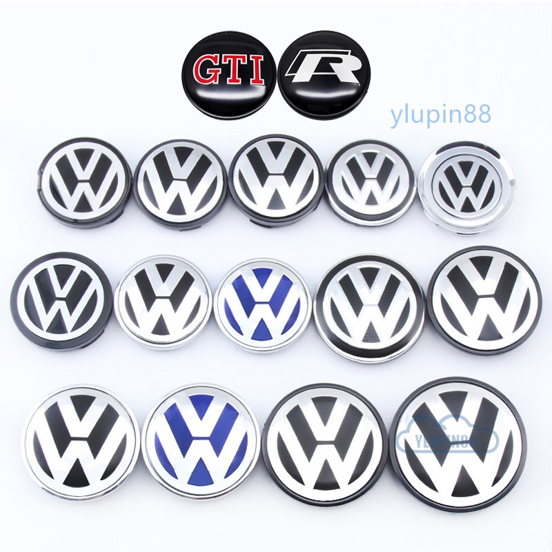 VW Car Wheel Center Cap Cover Auto Badge Sport Rim Wheel Hub Cap Case ...