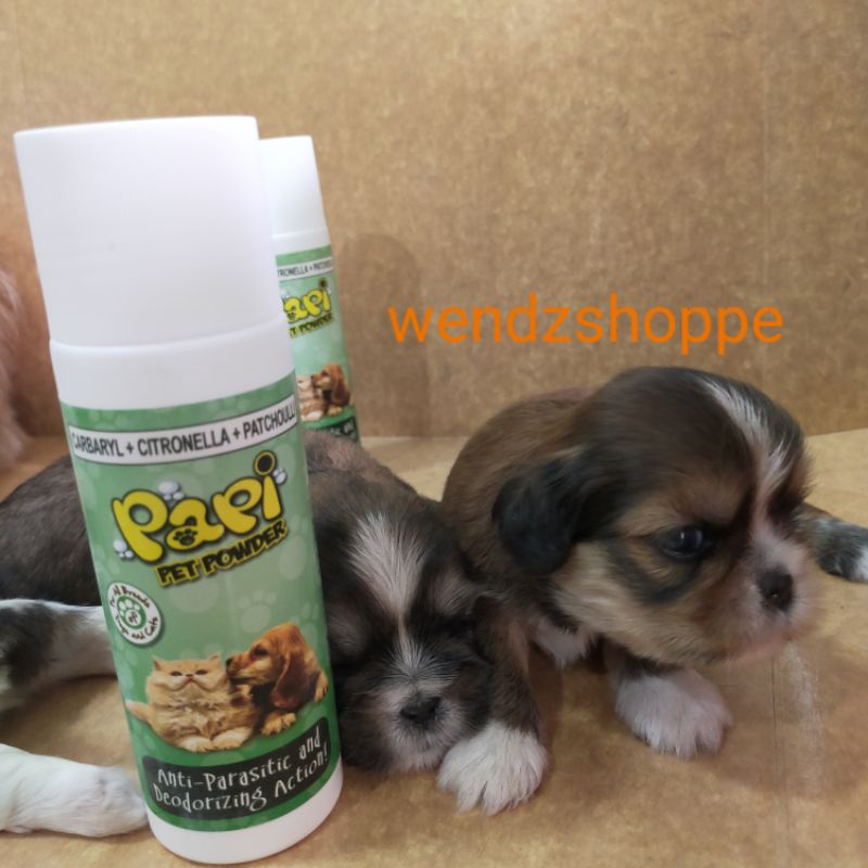 Papi Carbaryl+Citronella Pet Powder for New Born Puppies and Kittens ...