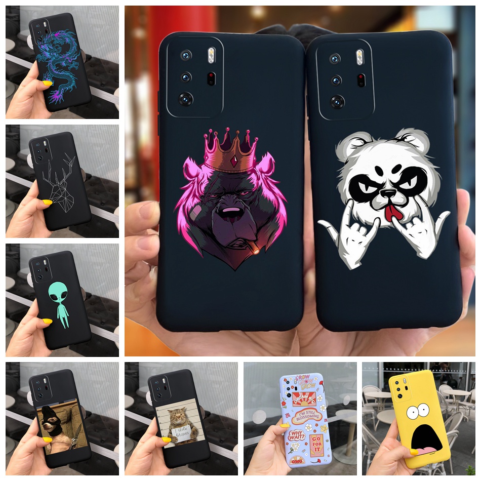 Poco X3 GT 2021 Fashion Cool Panda Cartoon Soft Case Xiaomi Poco X3 Pro ...