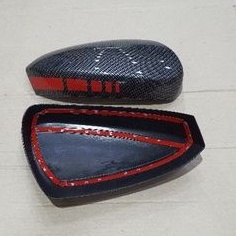MERAH All New Avanza/Xenia 2019-2023 red carbon + list rear view mirror ...