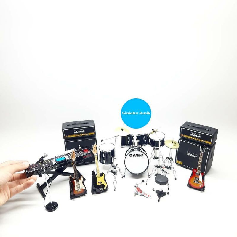 Shelf Decoration Complete Package Miniature Musical Instrument 1: 12 ...