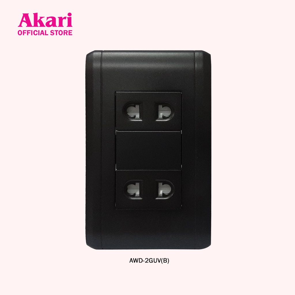 Akari 2 Gang Universal Socket 250V / 15A, V Series | Shopee Philippines