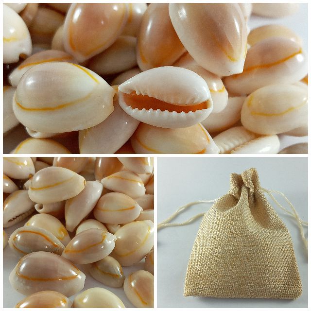 Sigay Sungka Shells with Sinamay Pouch | Shopee Philippines
