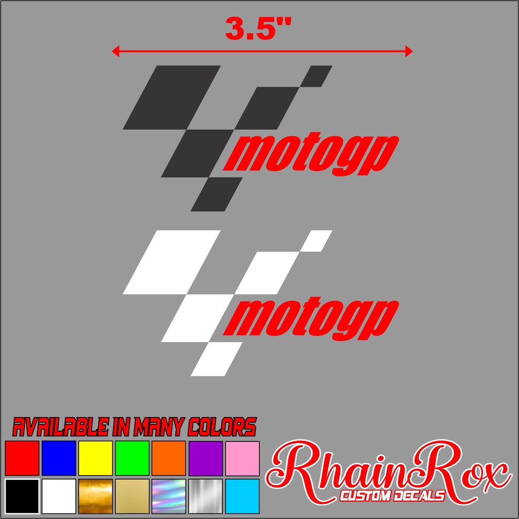 moto gp logo sticker machine cut waterproof | Shopee Philippines
