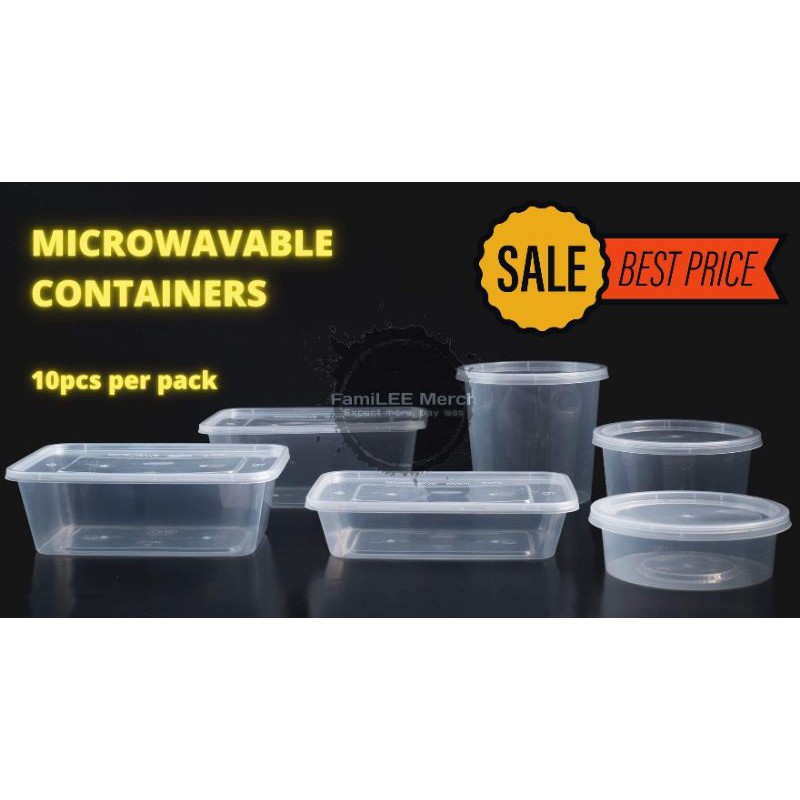 Microwavable Plastic Containers re500 re750 re1000 ro-10 ro-16 ro-30 ...