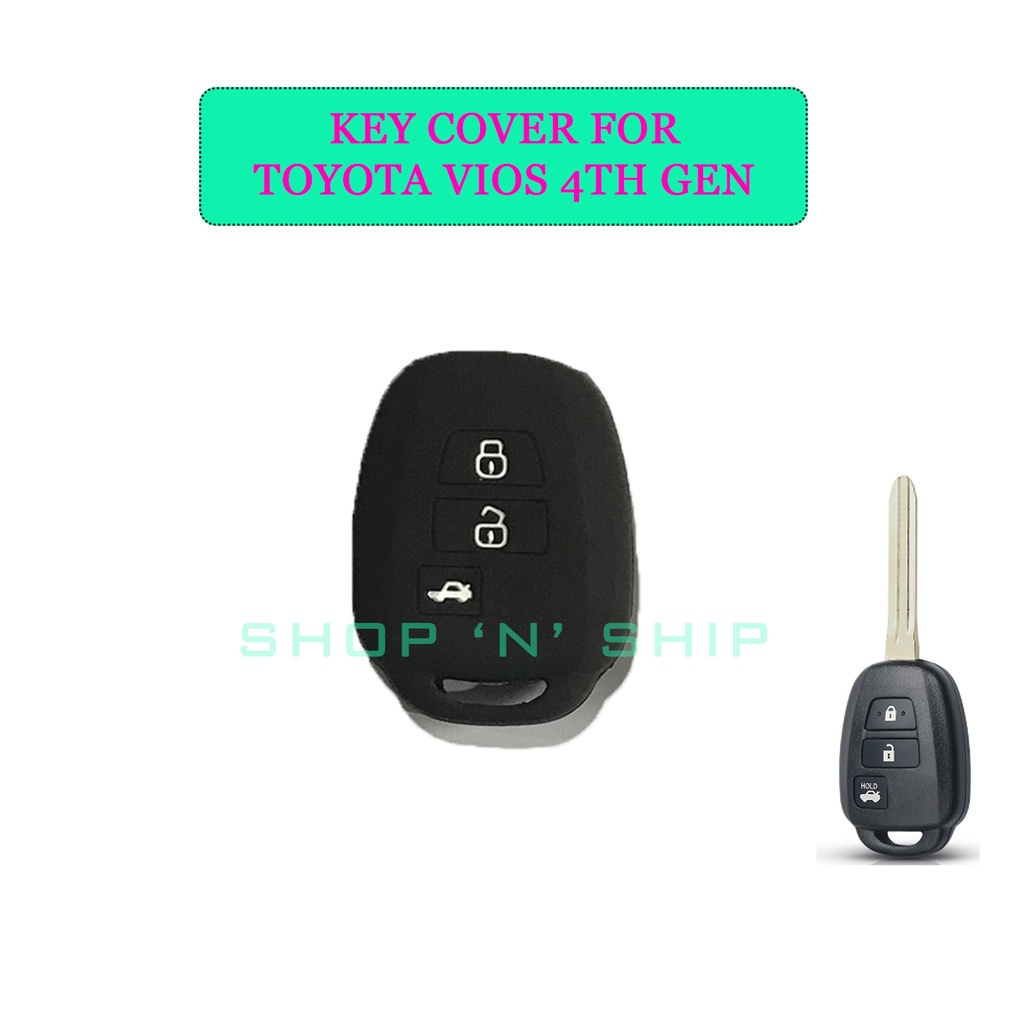 Toyota Vios 2019 2020 2021 2022 2023 Silicone Key Cover / 1 piece ...