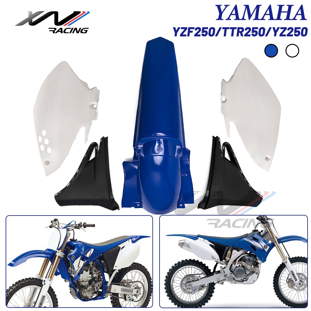 XW RACING Rear Fender Mudguard Body Plastics Kit for YZ250 TTR250 ...