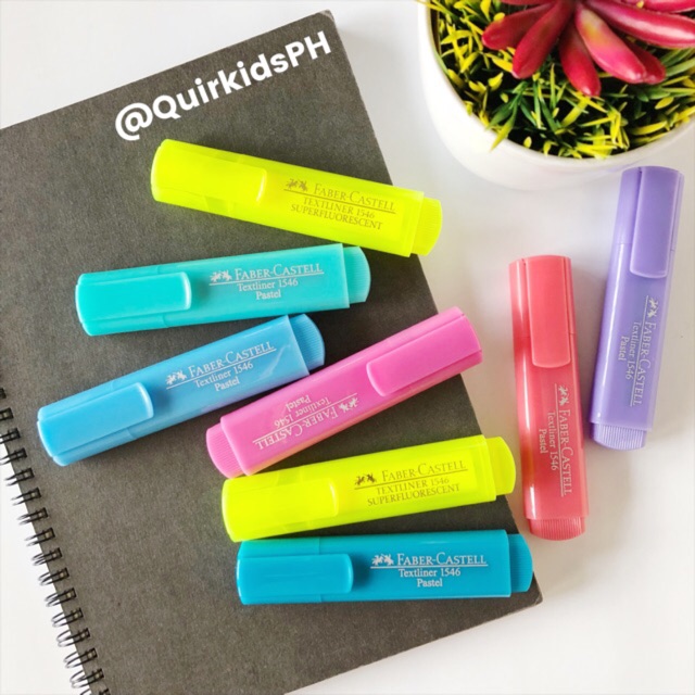 Faber Castell Textliner 1546 Pastel Marker - Highlighter Pen | Shopee ...