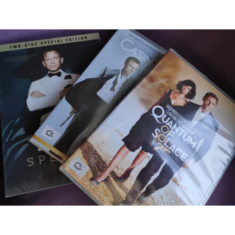 DVD 007 Casino Royale (3disc) Quantum of Solace(2disc) Spector (2disc) James Bond 007 3 Sectors ...