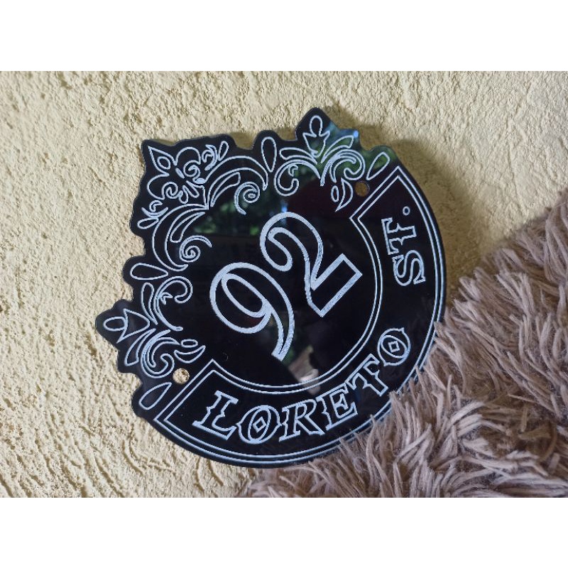 acrylic house number | Shopee Philippines