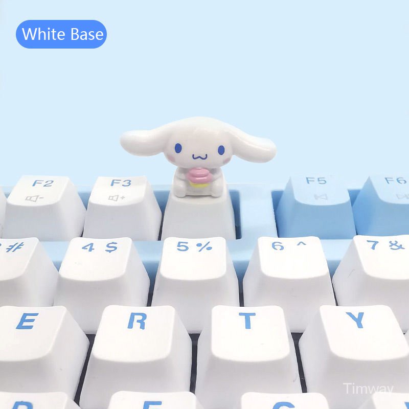 Cute Cinnamon Dog Big-eared Personalized Keycap Mechanical Keyboard ...