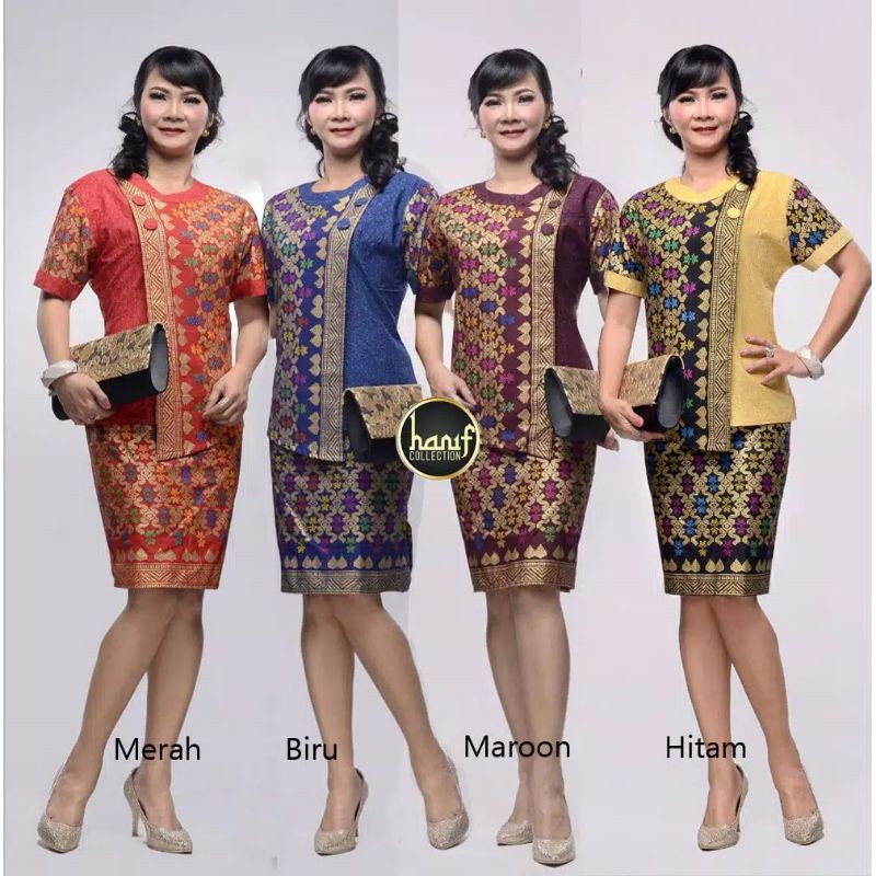 Short Takashimaya Batik Work Clothes Set | Shopee Philippines
