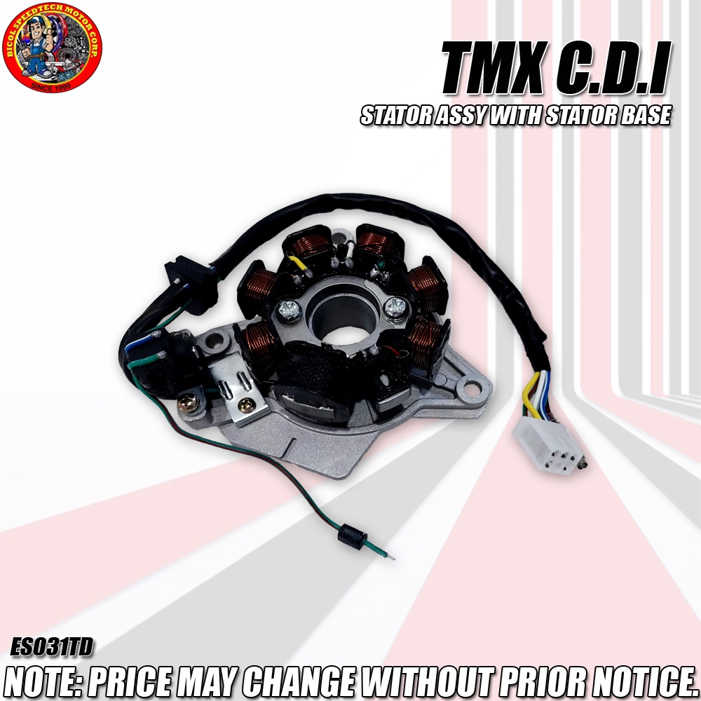 TMX C.D.I. STATOR ASSY W/STATOR BASES (ES031TD) | Shopee Philippines