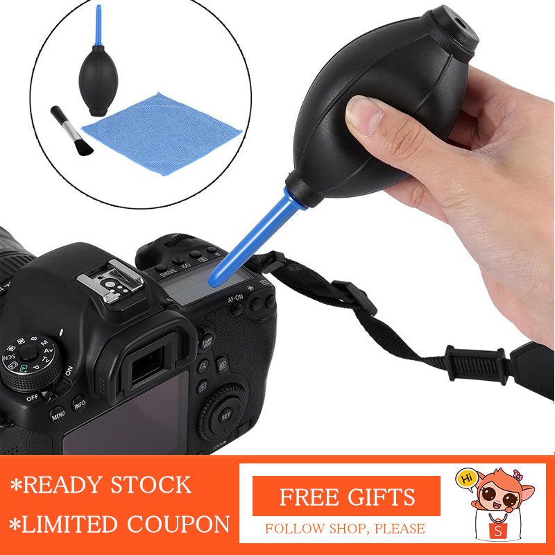 [READY STOCK] Camera Lens Screen Cleaning Dust Blower Brush Kit ...
