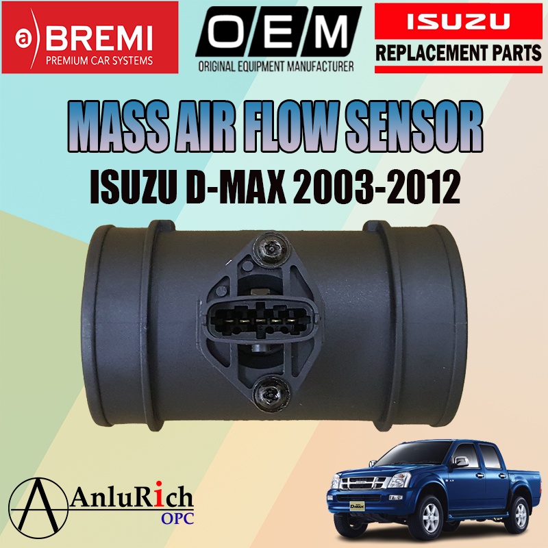 MASS AIR FLOW SENSOR For Isuzu Dmax 2003-2012 BM-30226 / BM30226 Bremi ...