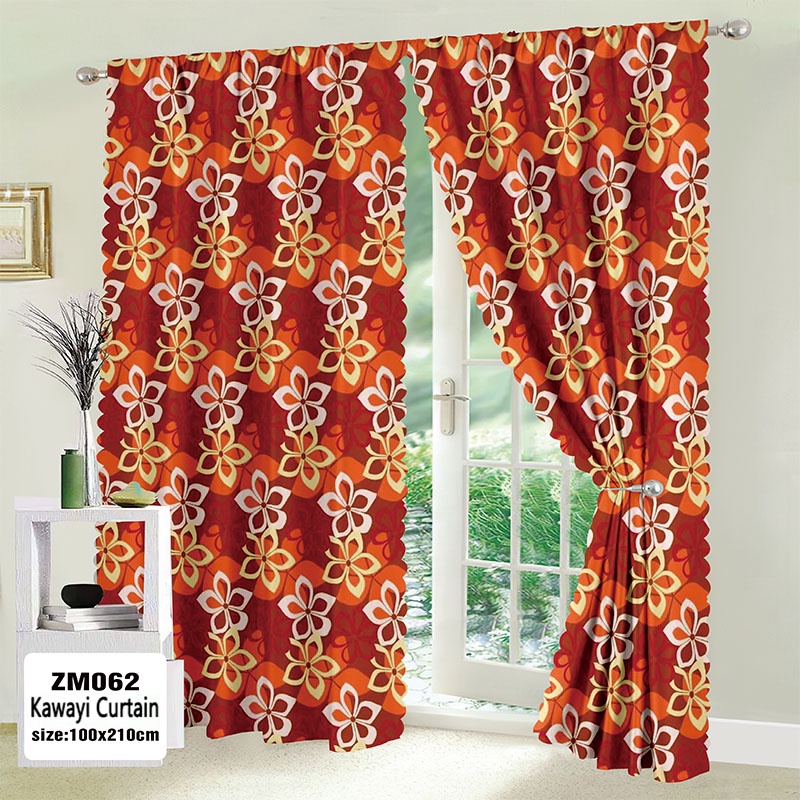 1PC Butterfly kurtina Window Curtina 100x210cm Curtain For Window Door ...