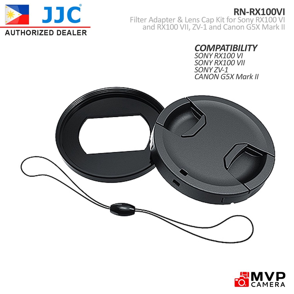 JJC RN-RX100VI and RN-RX100V 52mm Filter Adapter Kit for Sony RX100 VI ...