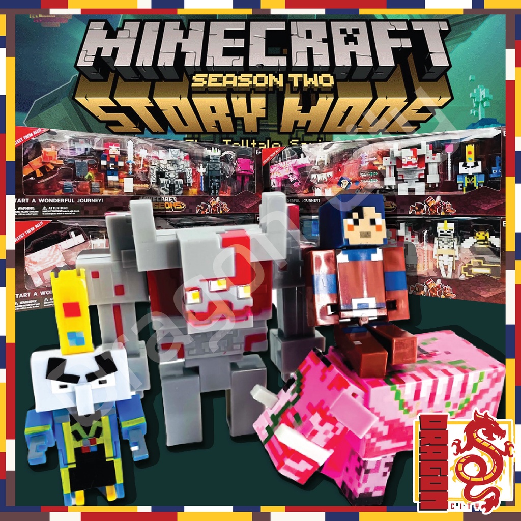 Minecraft Toys Model 1 Box 4 Pieces With Simulator | Shopee Philippines