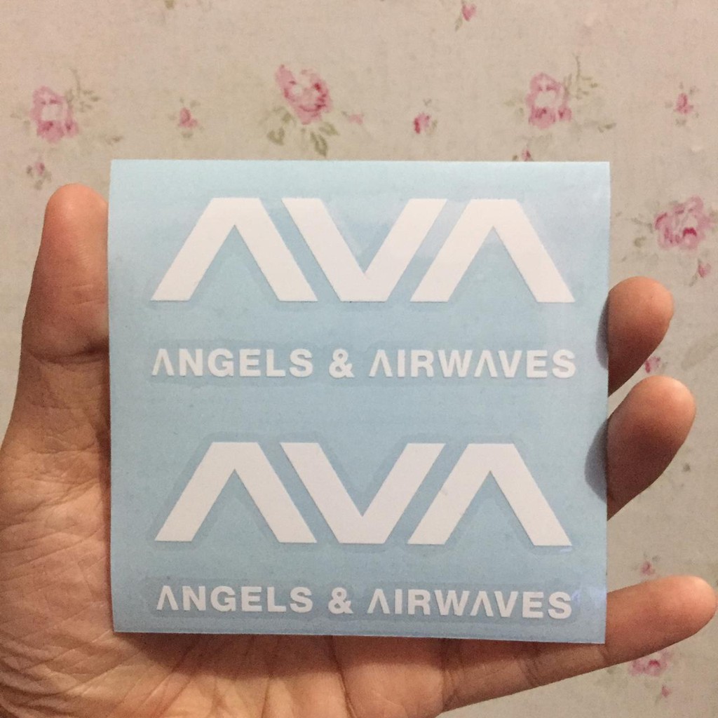 Cutting STICKER AVA ANGELS & AIRWAVES NEW LOGO | Shopee Philippines