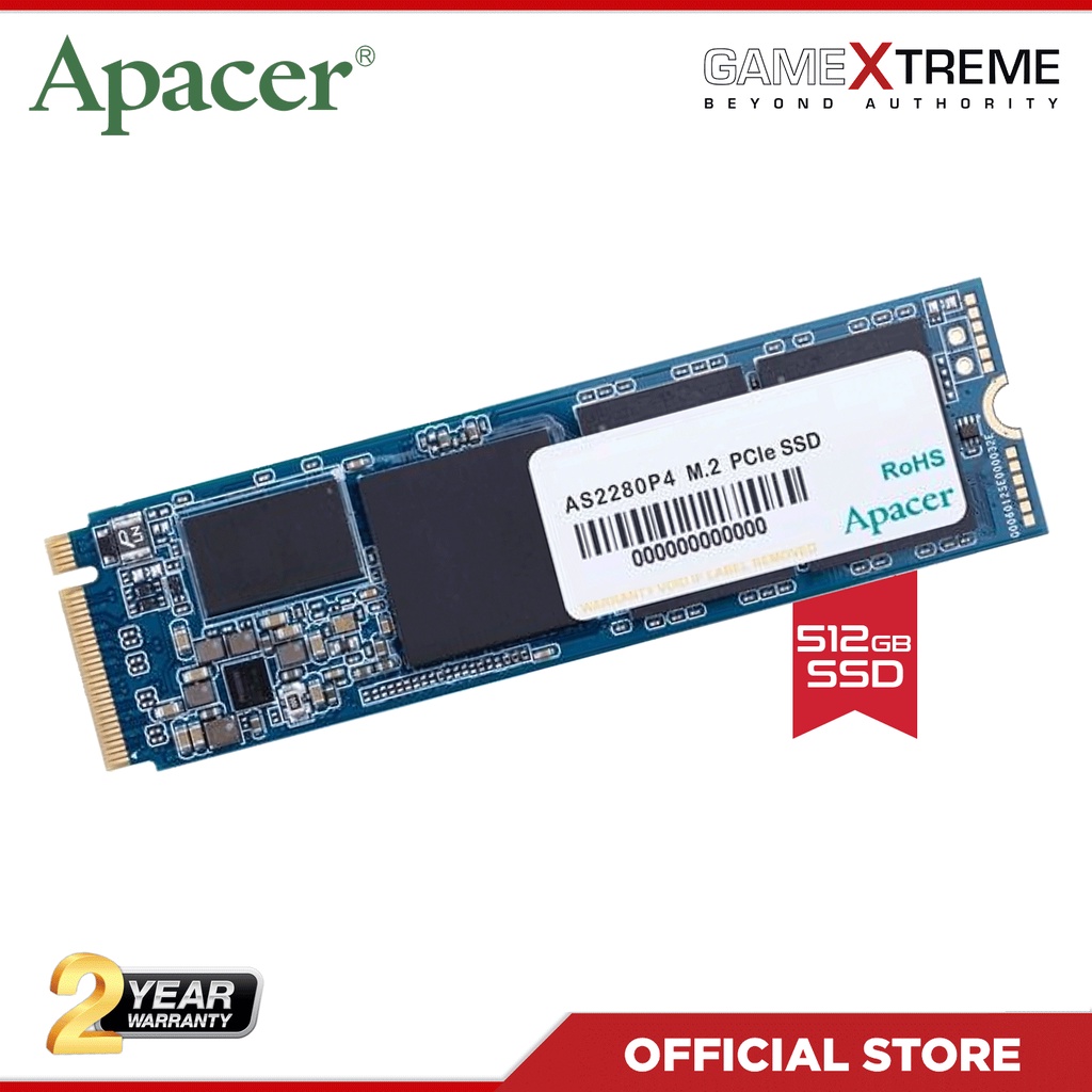 Apacer AS2280P4 512GB M.2 PCIE Gen 3x4 SSD AP512GAS2280P4-1 | Shopee ...