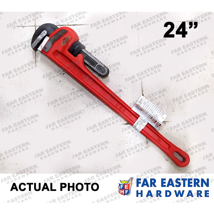 RIDGID Adjustable Pipe Wrench 12" | 14" | 18" | 24" Made in USA ...