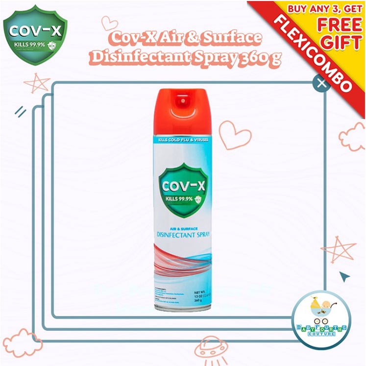 BFCM COV-X Air & Surface Disinfectant Spray 360g | Shopee Philippines