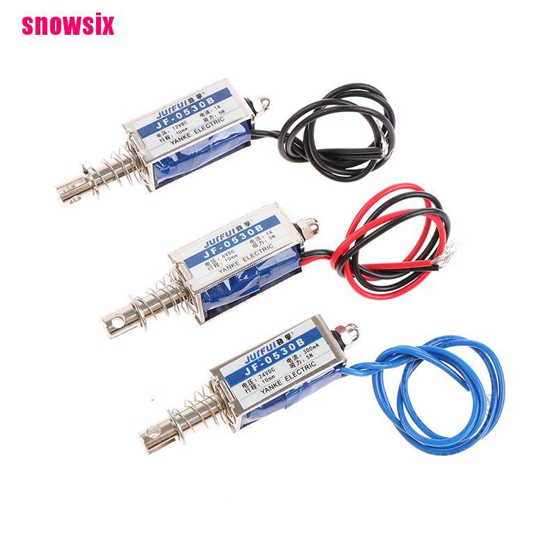 6V 12V 24V magnetic solenoid push pull open frame electromagnet 0530B ...