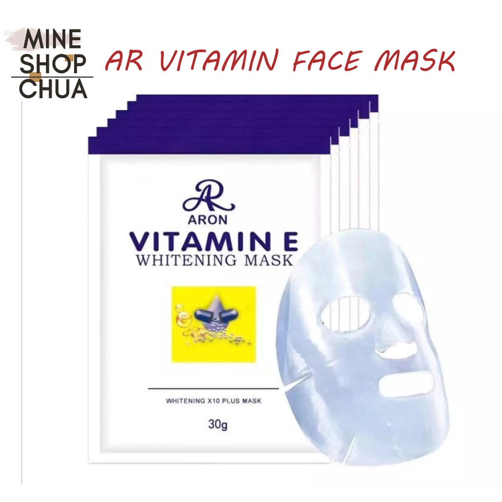 ARON VITAMIN E whitening mask 30g | Shopee Philippines
