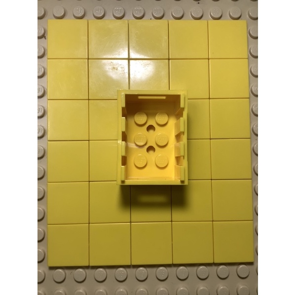 LEGO Parts - Yellow Container, Crate 3 x 4 x 1 2/3 with Handholds ...
