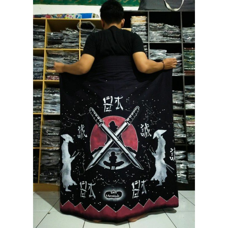 Uchiha Anime Painting Batik Sarong | Shopee Philippines