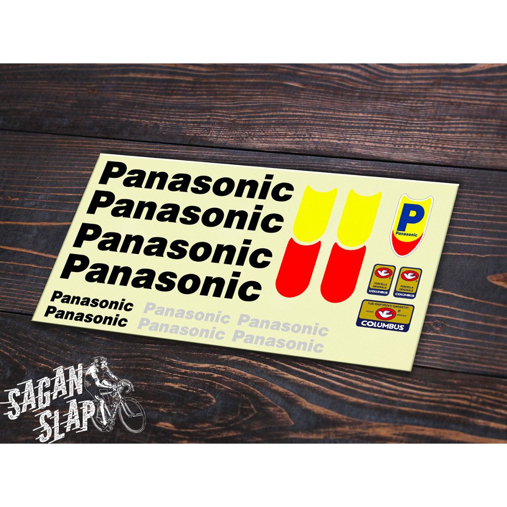 Vintage panasonic PR 6000 racing frame decal Sticker | Shopee Philippines