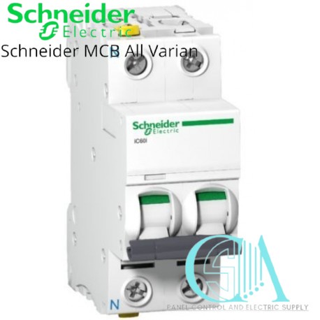 SCHNEIDER MCB 6 KA IC60N 2P 63A A9F74263 Mini Circuit Breaker Safety Electrical Socket ORIGINAL ...