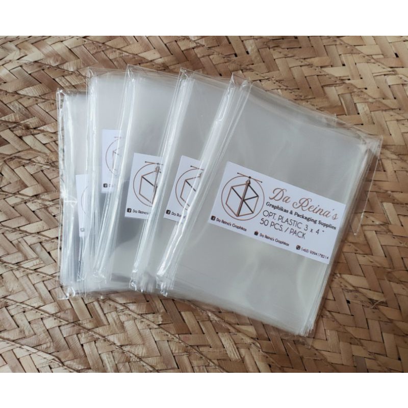 3x4 Opp plastic without adhesive | Shopee Philippines