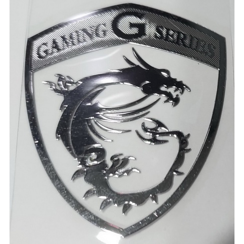 Laptop & PC Casing MSI Gaming Logo metallic decoration sticker | Shopee ...