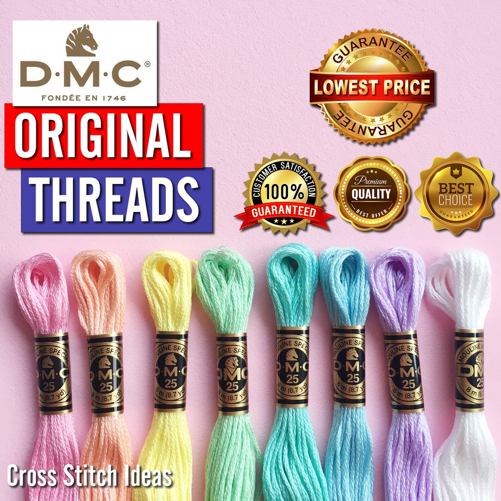 DMC Original Cross Stitch Color Number 500 - 562 | Shopee Philippines