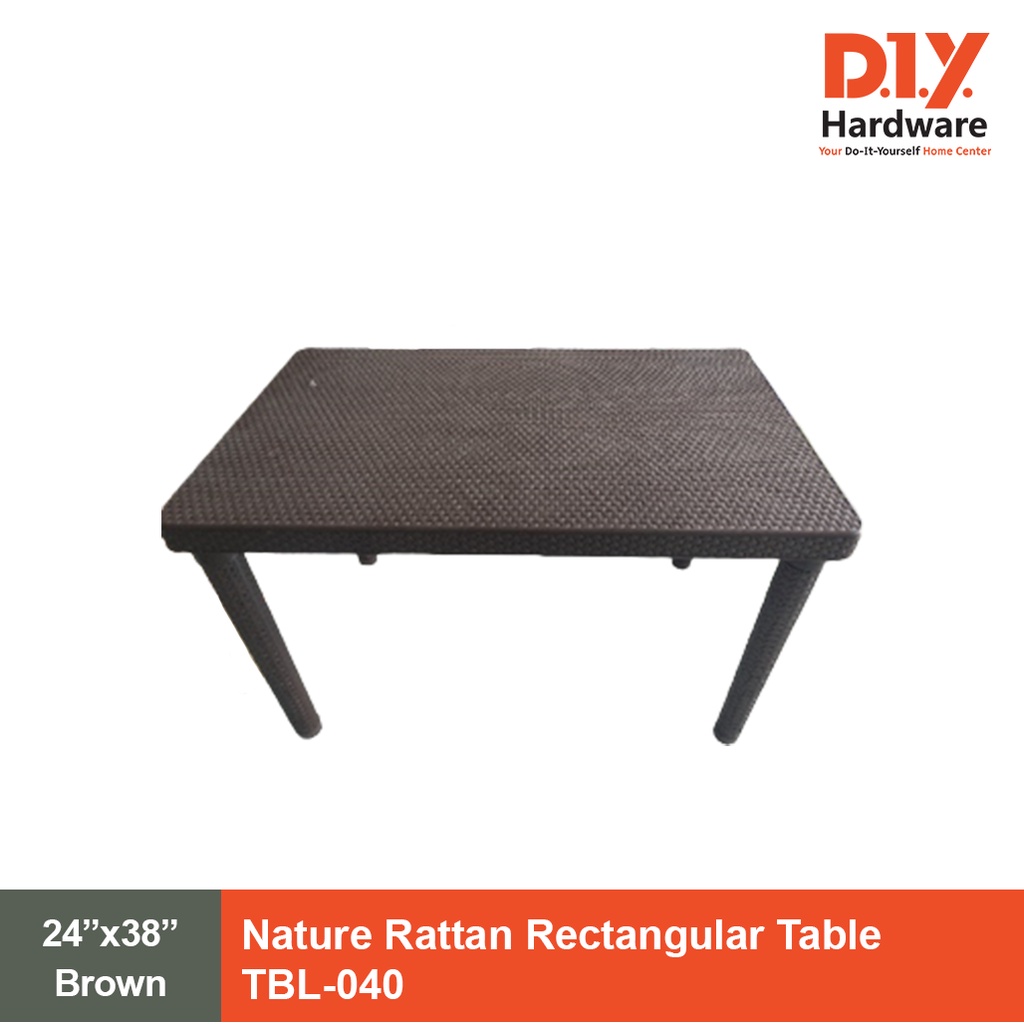 Nature Rattan Rectangular Table TBL-040 | Shopee Philippines