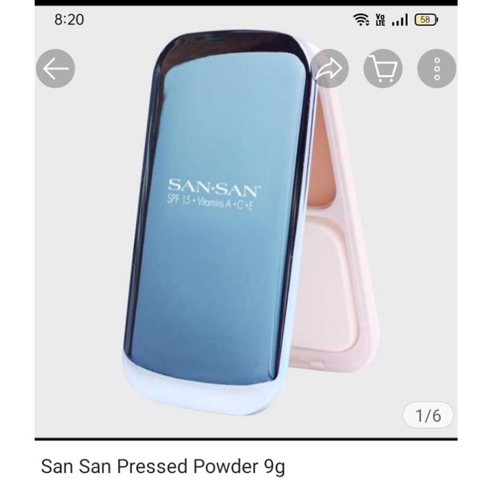 San San pressed Powder 9g | Shopee Philippines