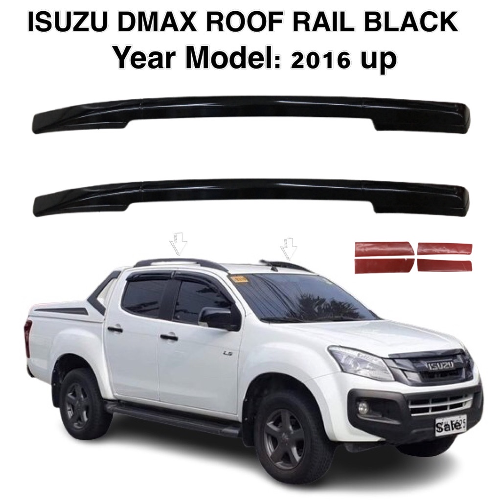 CPAO ISUZU D-MAX 2016+ Roof Rail Rack Carrier Bars Car Exterior ...