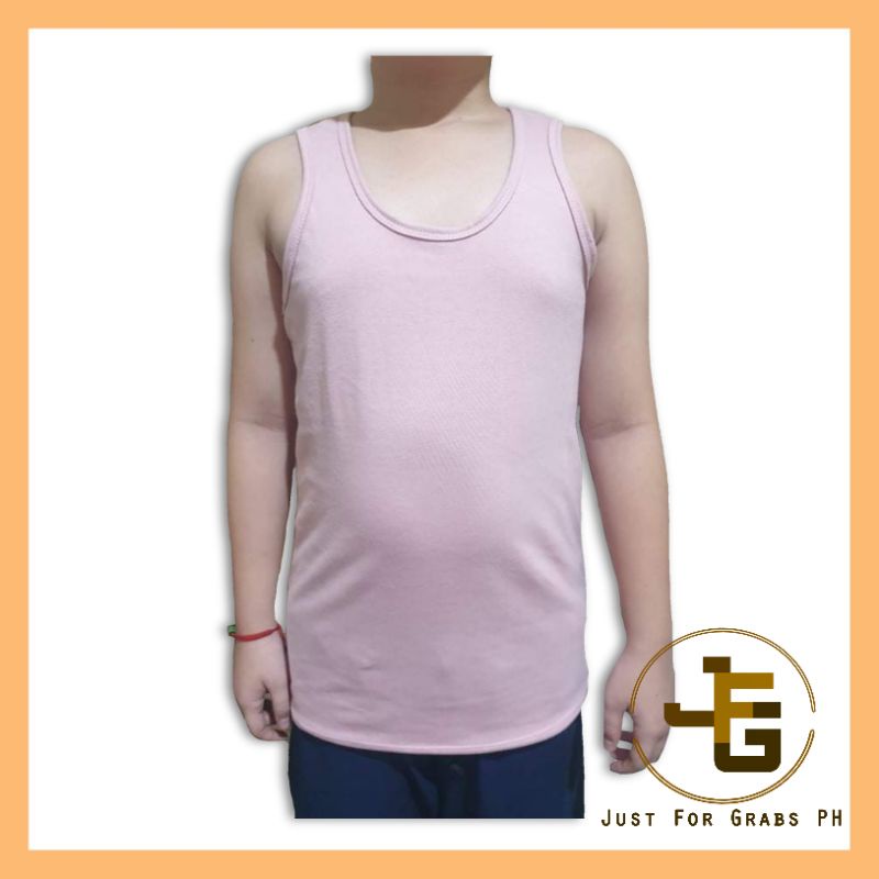 Assorted Plain Colored Cotton Sando for Kids - Retail (1pc) | Shopee ...