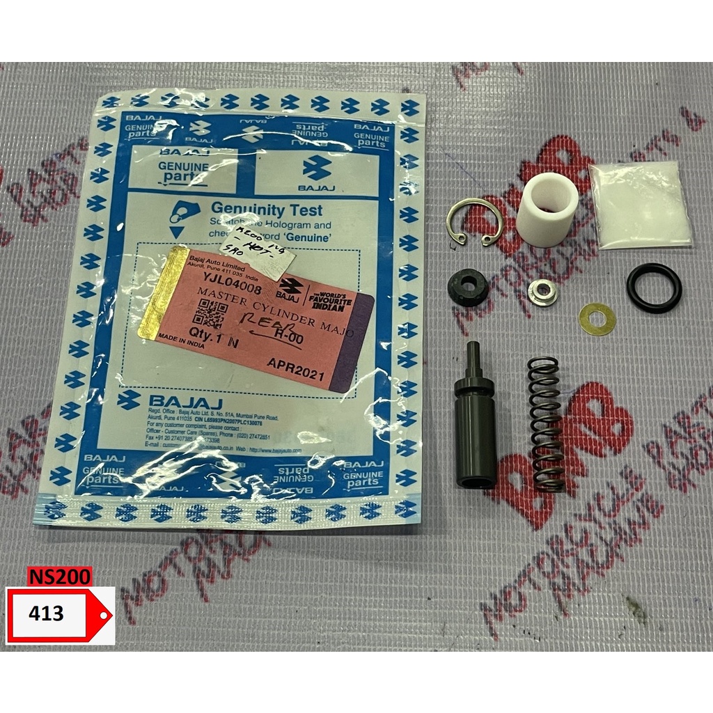 REAR MASTER REPAIR KIT MAJOR NS200 RS200 Dominar 400 YJL04008 v08.2025 ...
