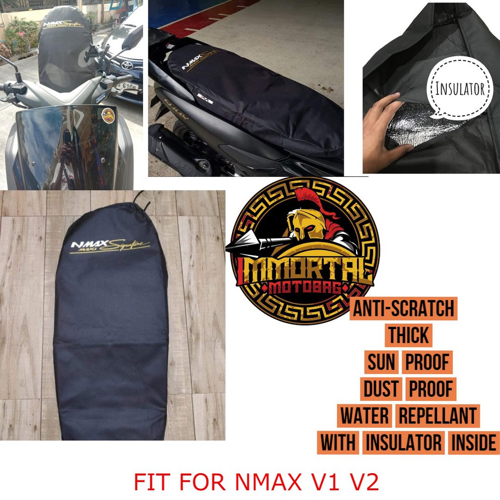 WATERPROOF SEAT COVER FOR NMAX V1 V2 BY Immortal Brand | Anti-Pusa ...