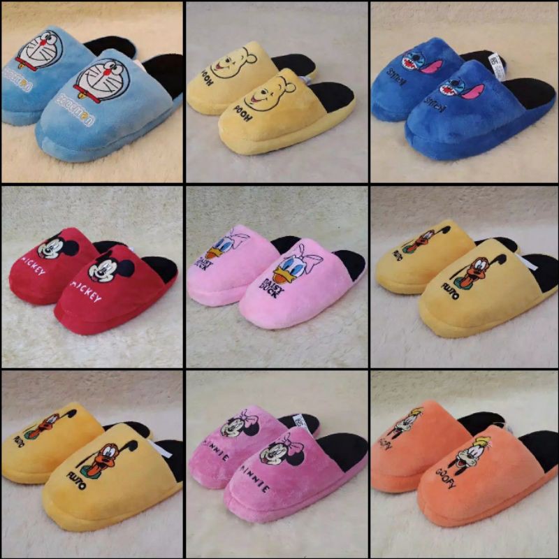 ADULT CHARACTER SLEEP SLOP SANDALS | Shopee Philippines